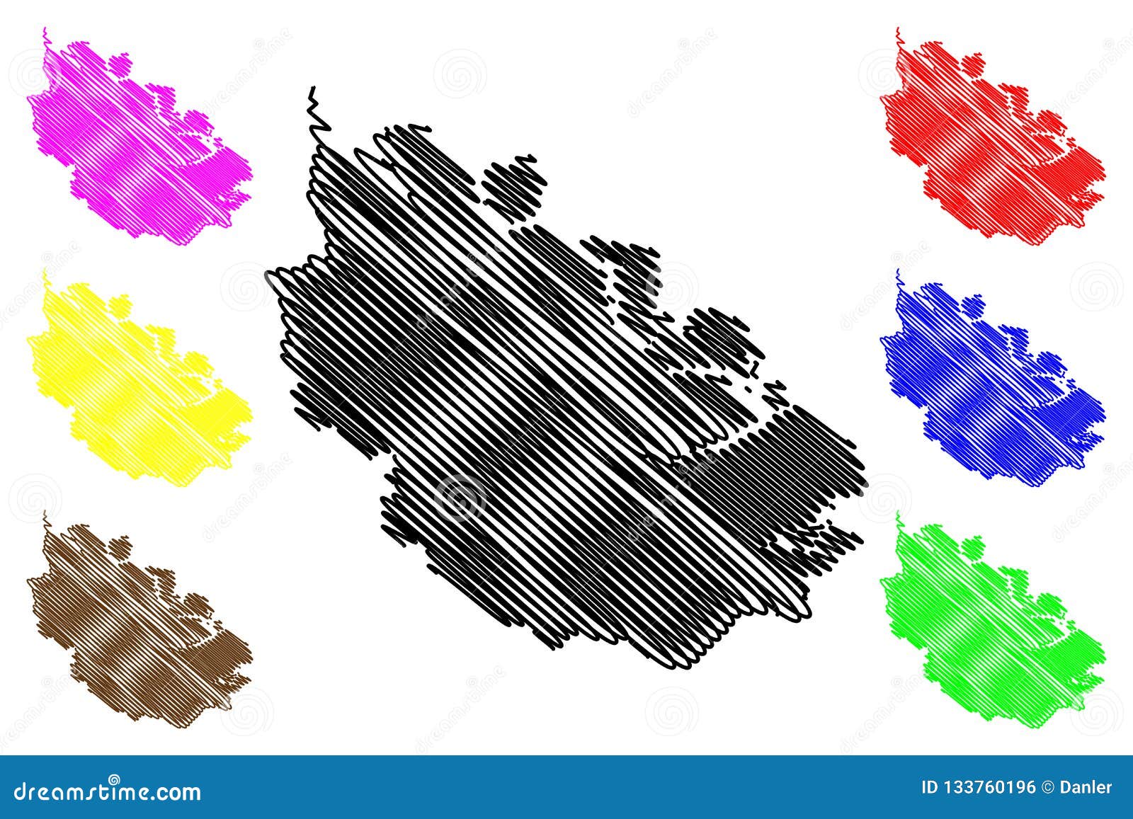 Batam, Riau Islands, Indonesia Street Map City Centre For Poster. High ...