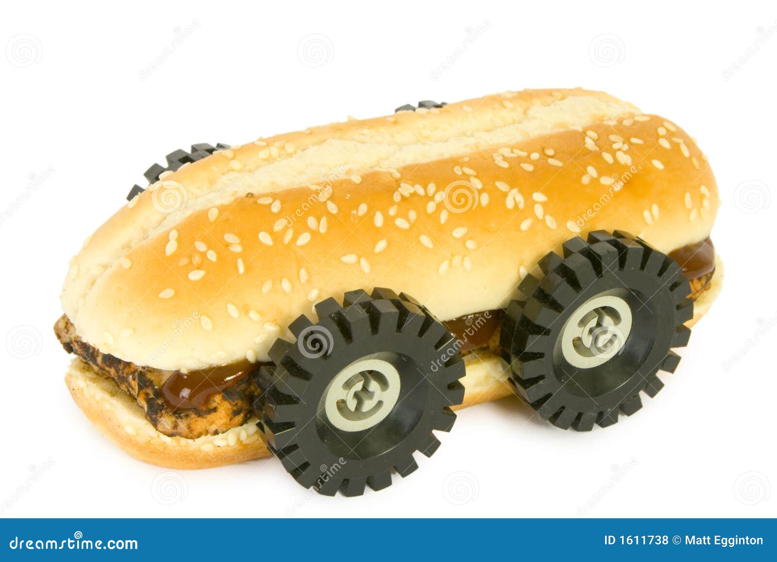 Rib BBQ Sandwich - Fast Food Stock Photo - Image of calories, meat: 1611738