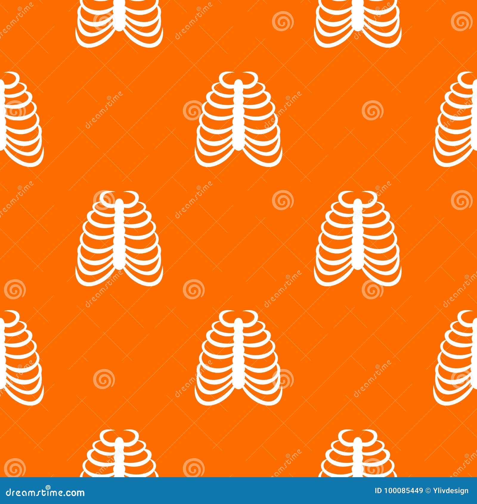 Rib cage pattern seamless stock vector. Illustration of medicine ...