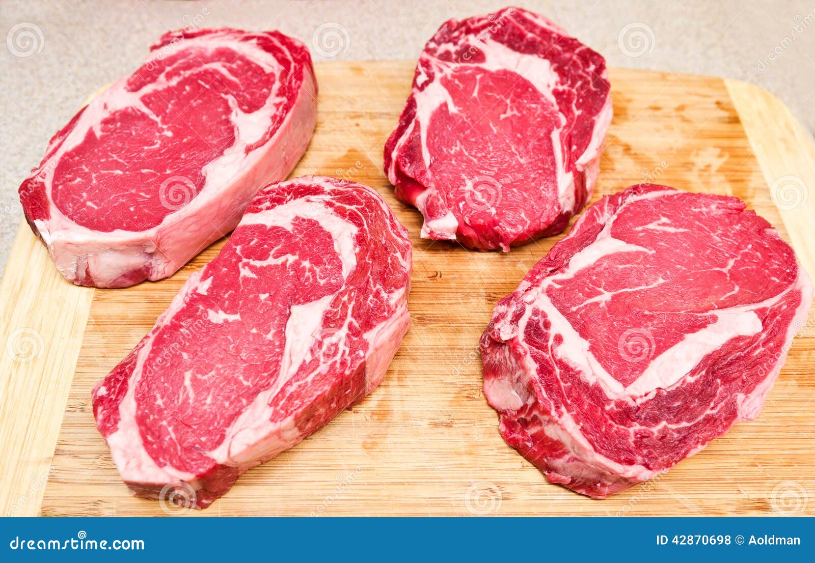 Rib Eye steaks stock photo. Image of juicy, meat, butchery - 42870698
