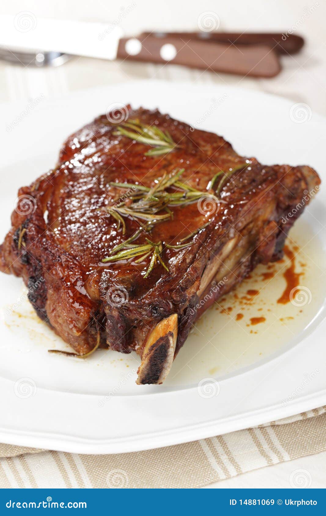 Rib steak stock image. Image of baked, ready, beef, dish - 14881069