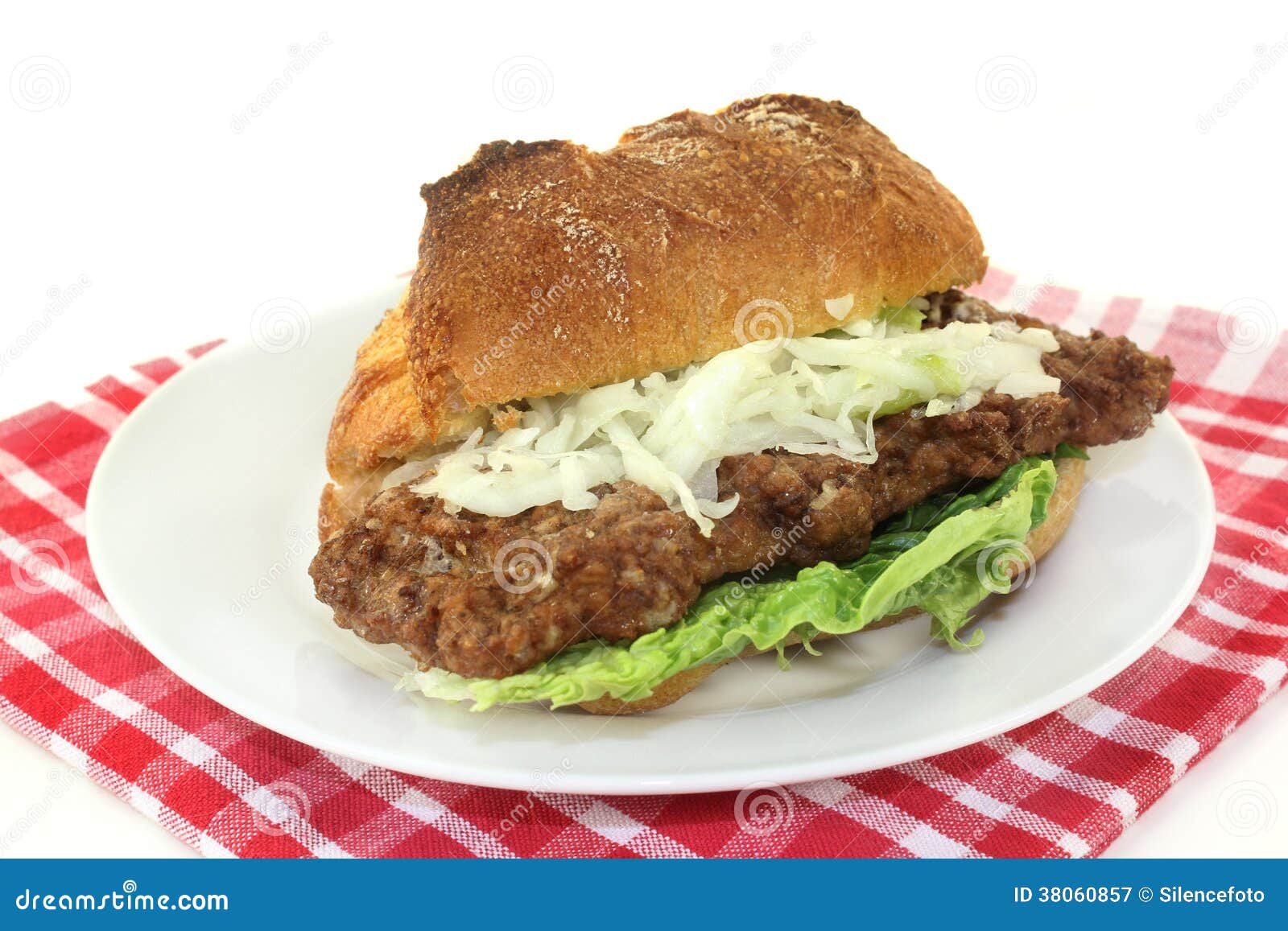 Rib steak bun stock image. Image of meat, roasting, fast - 38060857