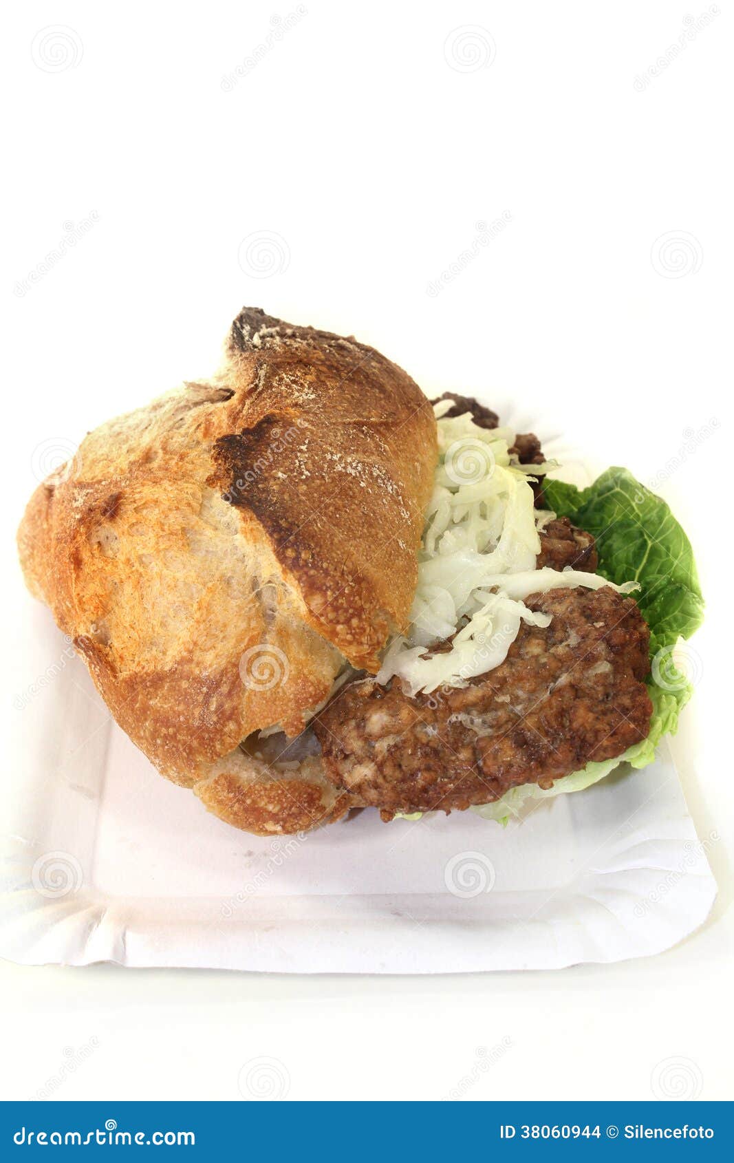 Rib steak bun stock photo. Image of bread, food, slaw - 38060944