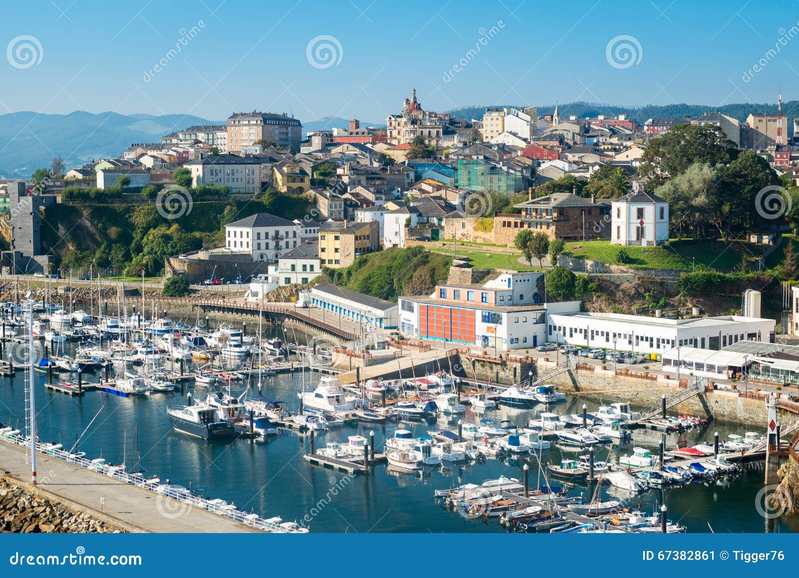 Ribadeo, Spanien stockbild. Bild von reise, dorf, fischen - 67382861