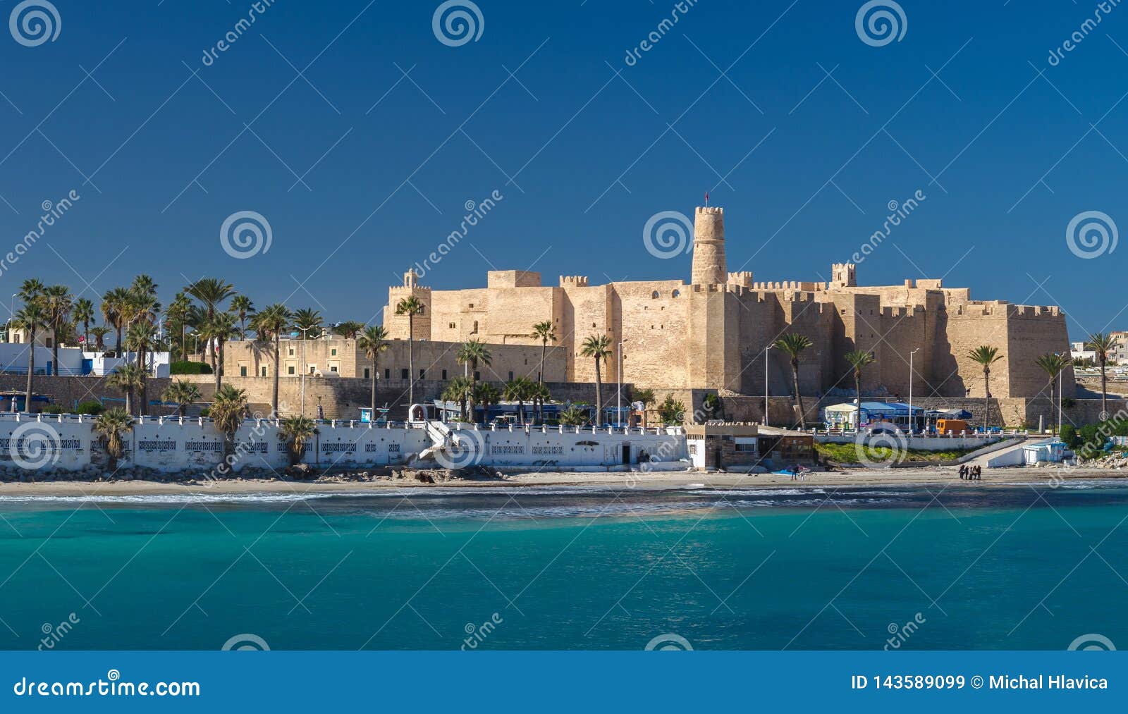 The Ribat of Monastir, Tunisia Stock Image - Image of mediterranean ...
