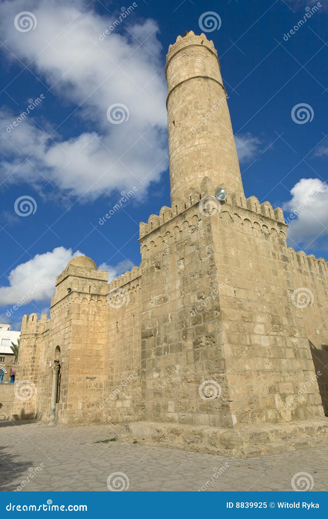 Ribat at Sousse stock image. Image of arch, cloud, architecture - 8839925