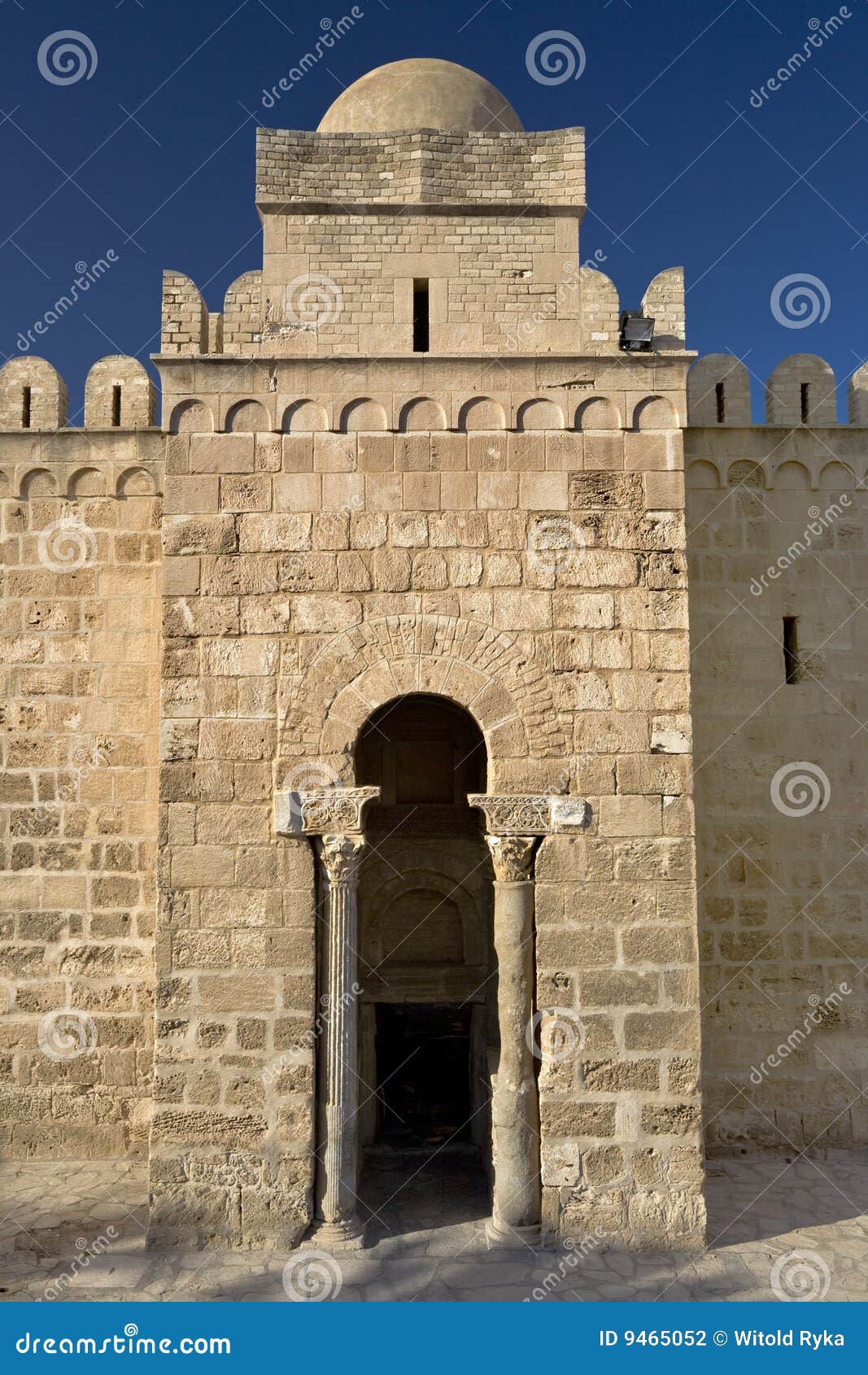Ribat at Sousse stock photo. Image of building, crenellation - 9465052