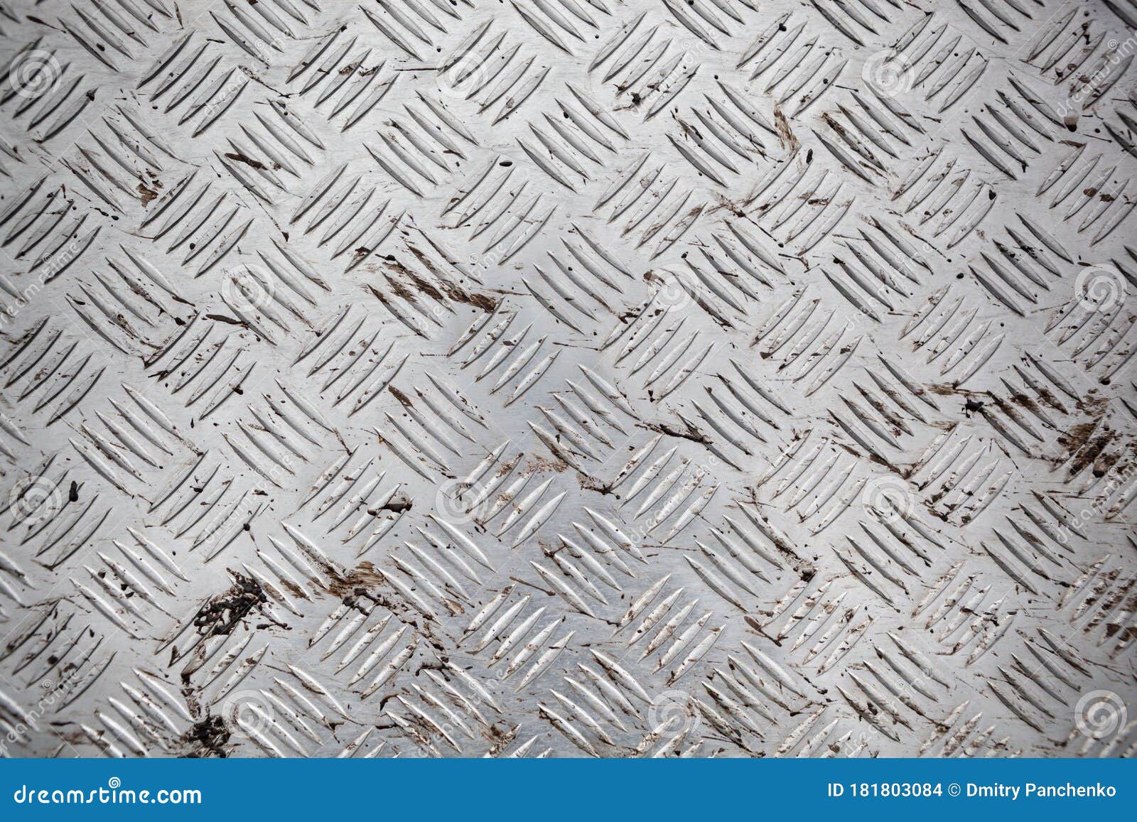 Ribbed Aluminum Sheet Close Up Stock Photo - Image of diamond ...