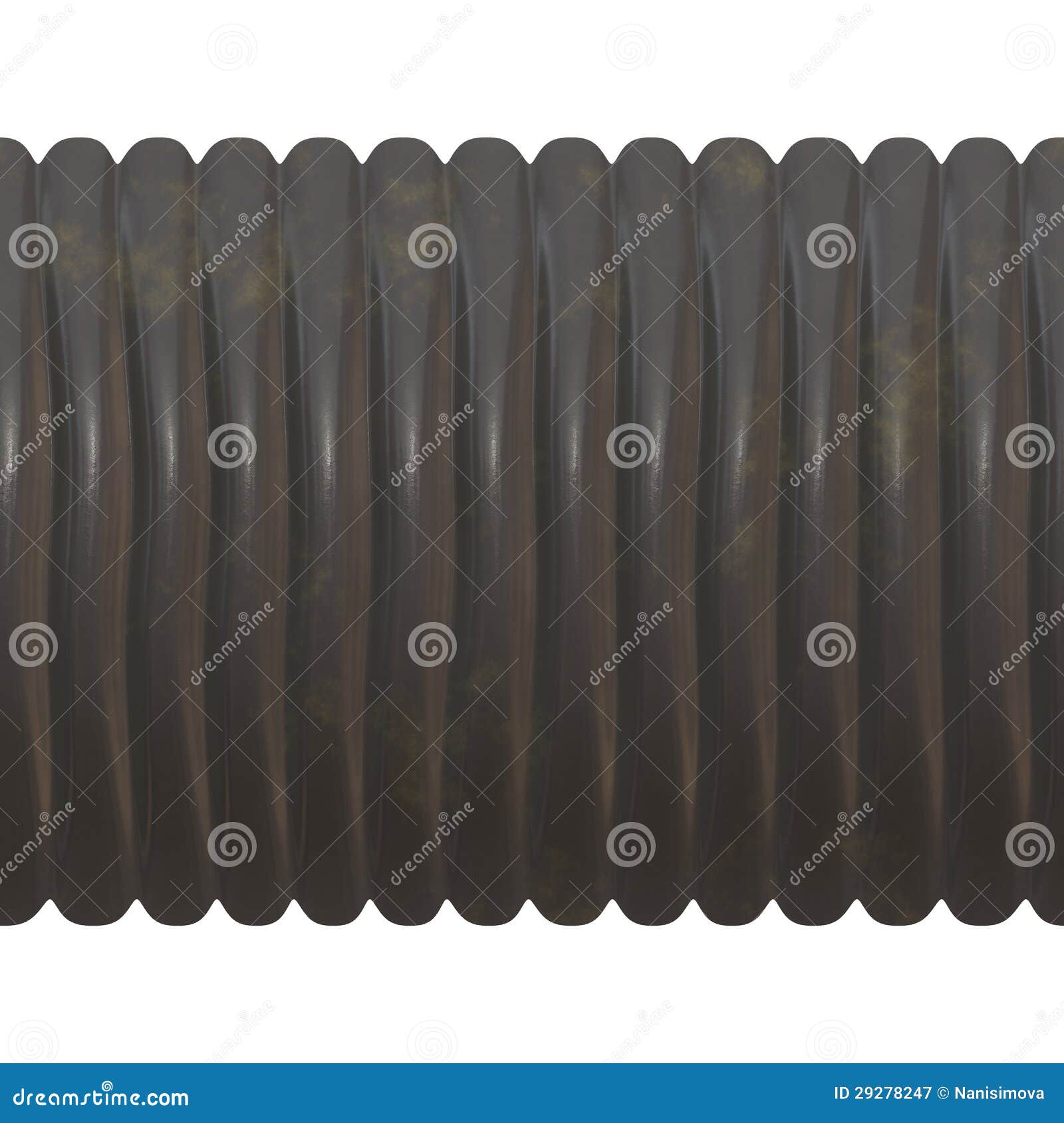 Ribbed black pipe stock image. Image of textured, striped - 29278247