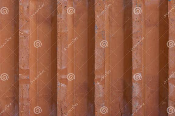 Ribbed Brick Surface. Background. Space for Text Stock Image - Image of ...