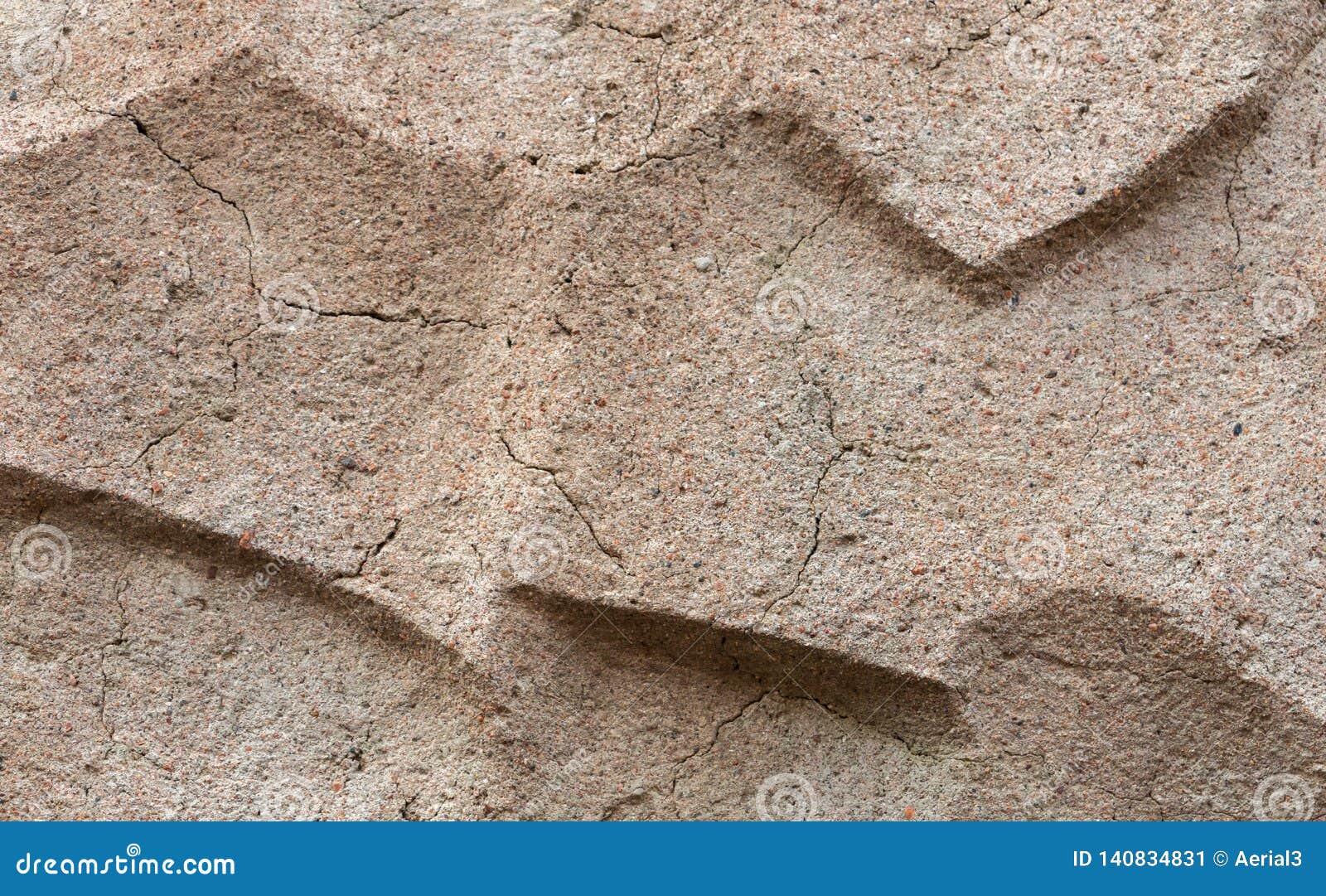 Ribbed concrete wall photo stock image. Image of dirty - 140834831