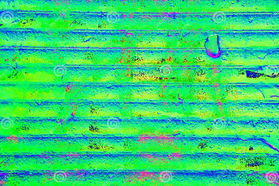 Ribbed Surface with Peeling Paint As a Background, Changed Color Scheme ...