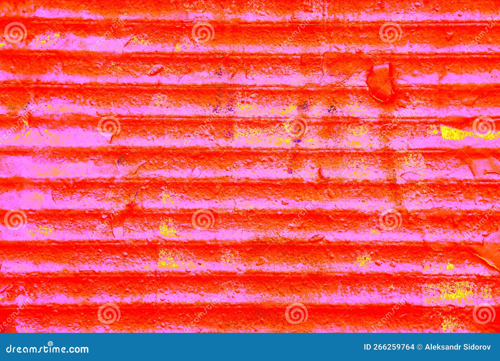 Ribbed Surface with Peeling Paint As a Background, Changed Color Scheme ...