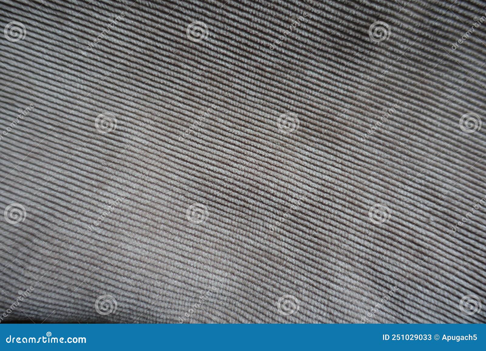 Ribbed Surface of Gray Corduroy Fabric from Above Stock Image - Image ...
