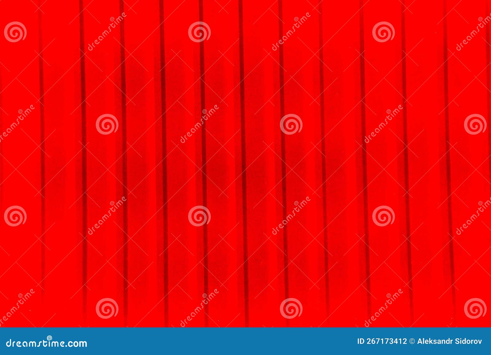 Ribbed Wall of the Shipping Container. Red Background with Diagonal ...