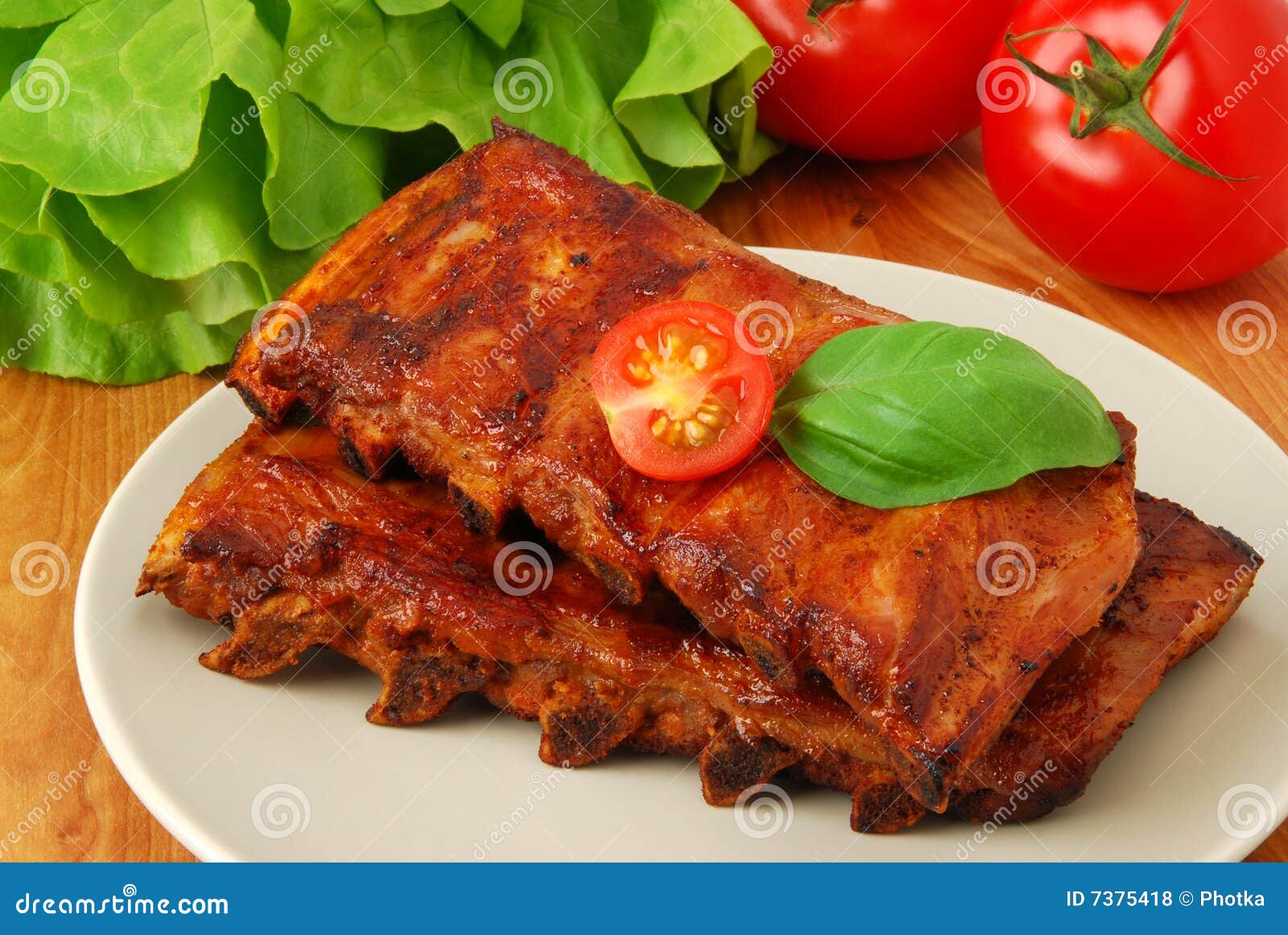 Ribben stock foto. Image of ribben, barbecue, gemarineerd - 7375418