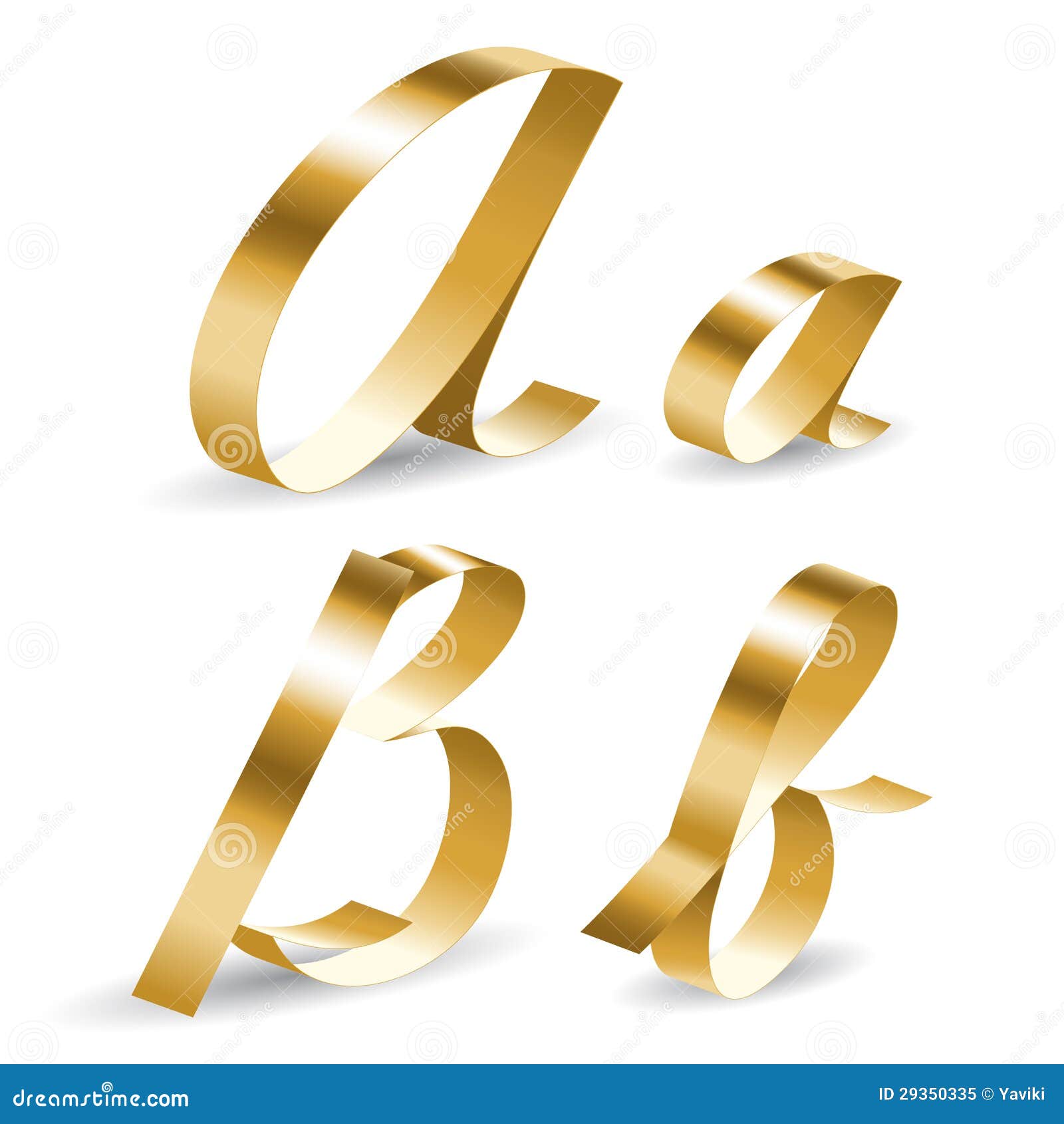 Ribbon alphabet ab stock vector. Illustration of purse - 29350335