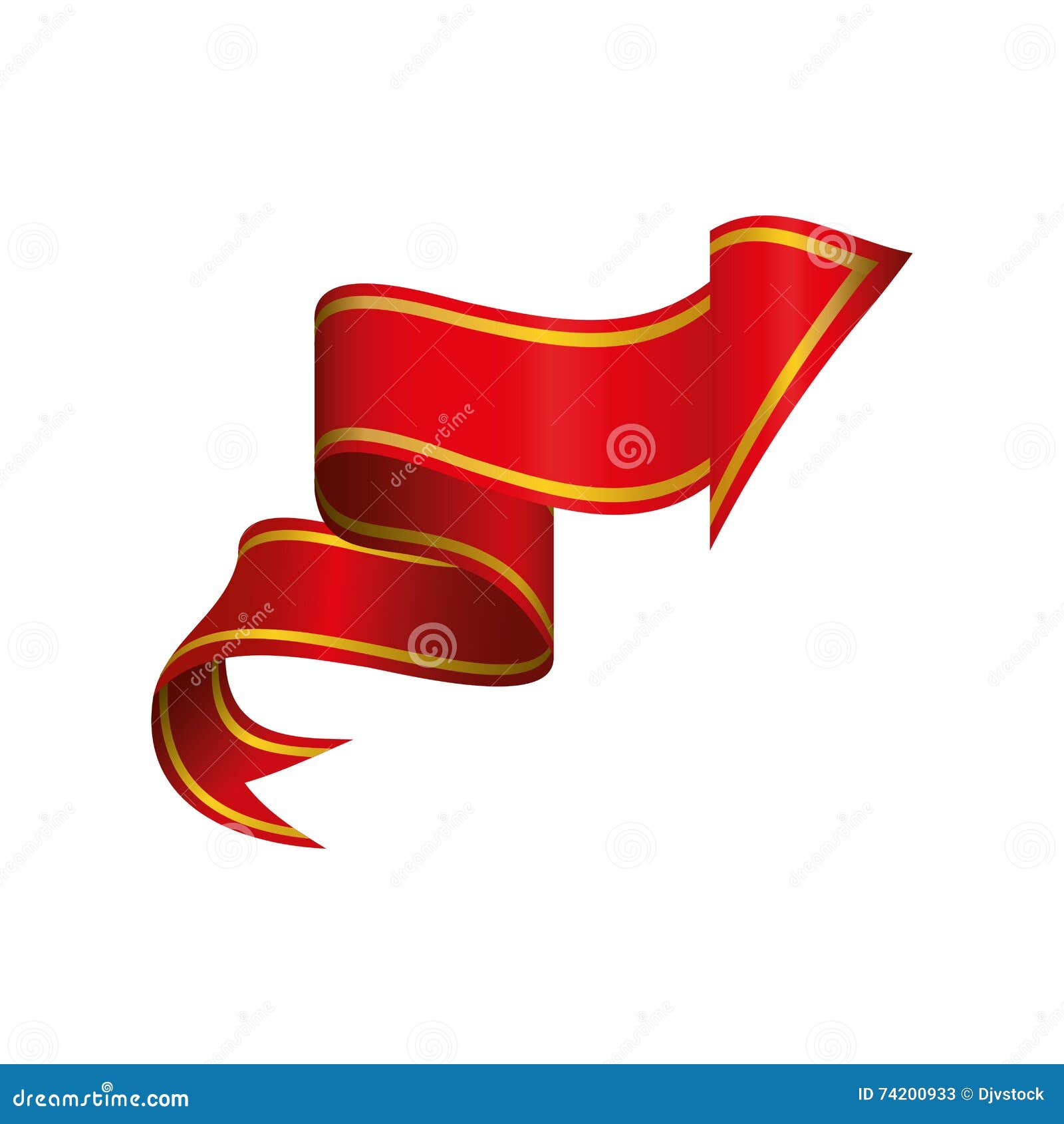 Ribbon Arrow Icon. Direction Design. Vector Graphic Stock Illustration ...