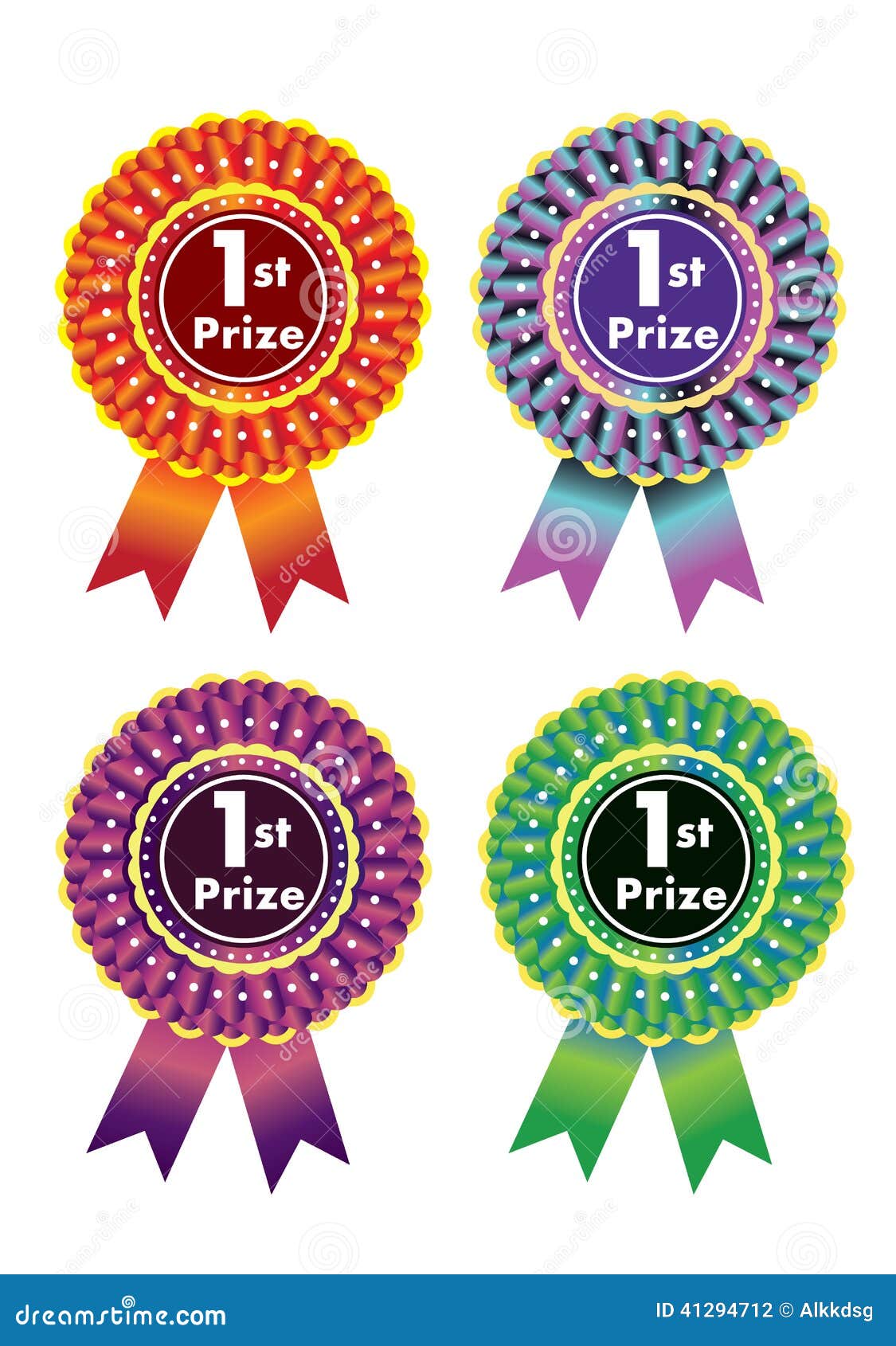 Ribbon award stock vector. Illustration of accomplishment - 41294712