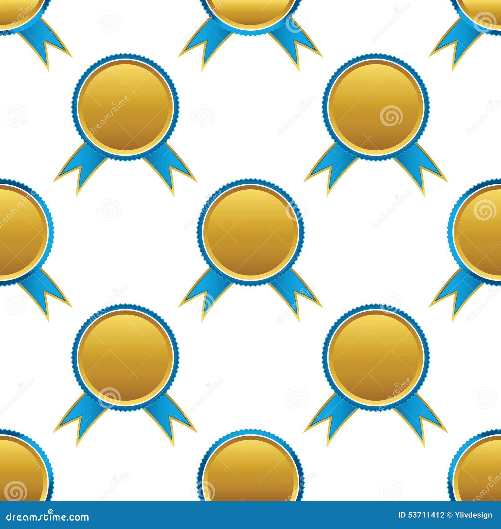 Ribbon award pattern stock illustration. Illustration of colored - 53711412