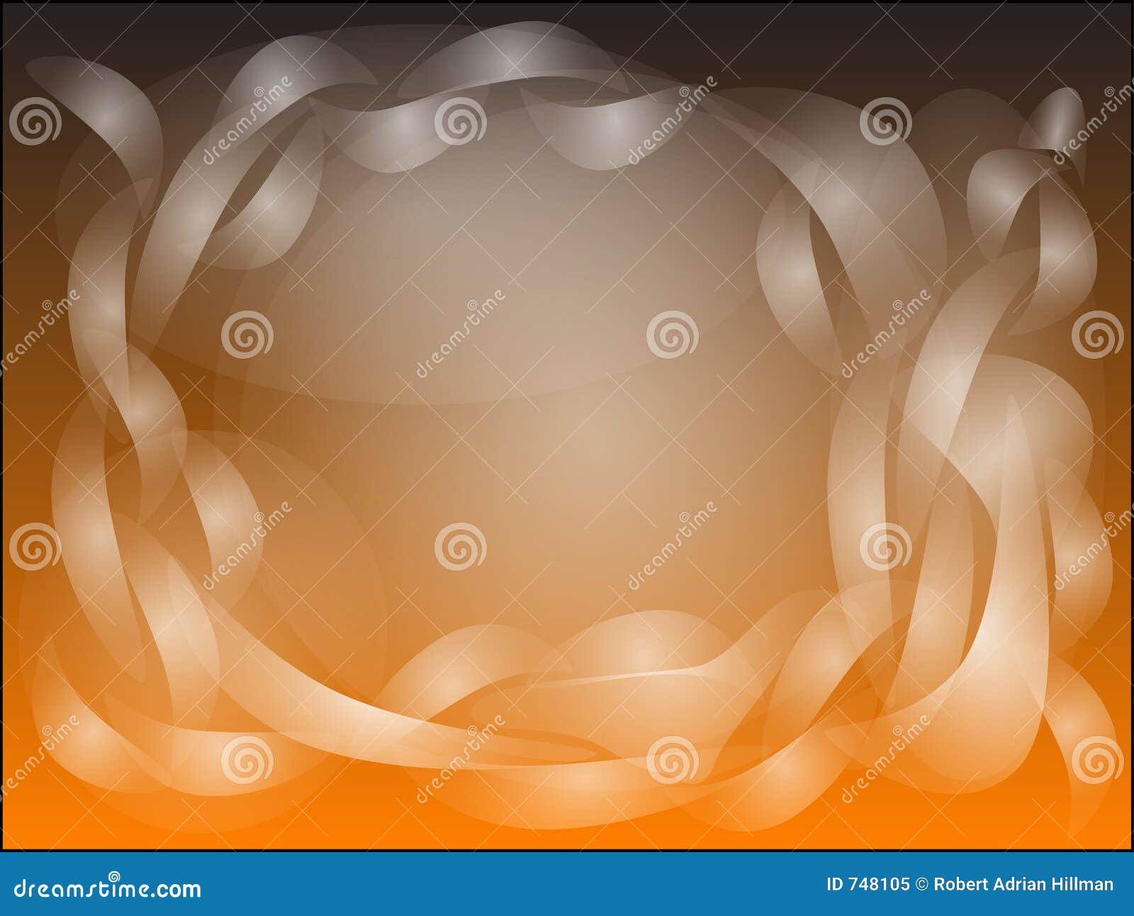 Ribbon background stock illustration. Illustration of orange - 748105