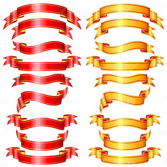 Ribbon Banner stock vector. Illustration of decoration - 24408586