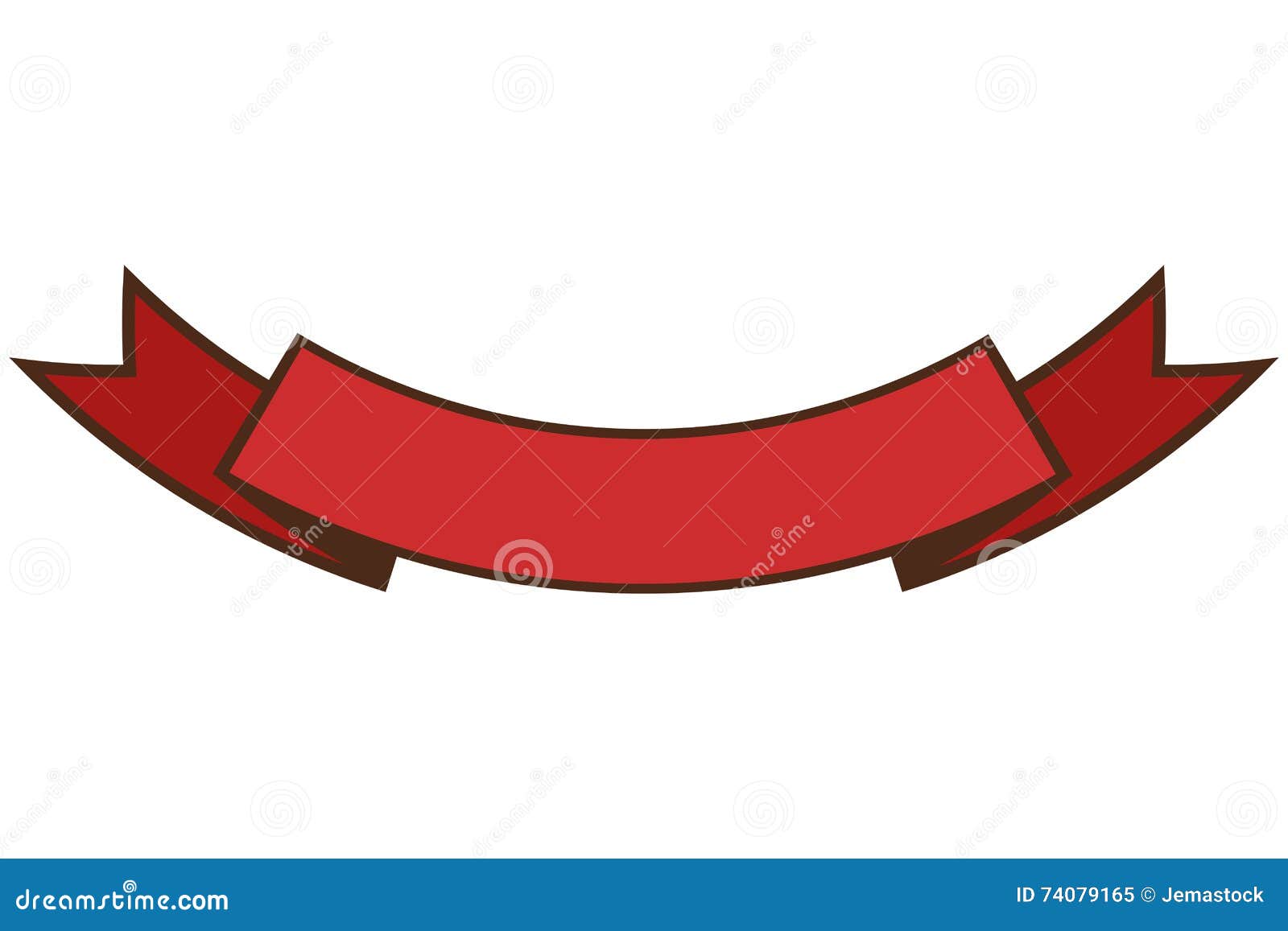 Ribbon banner icon stock illustration. Illustration of sign - 74079165