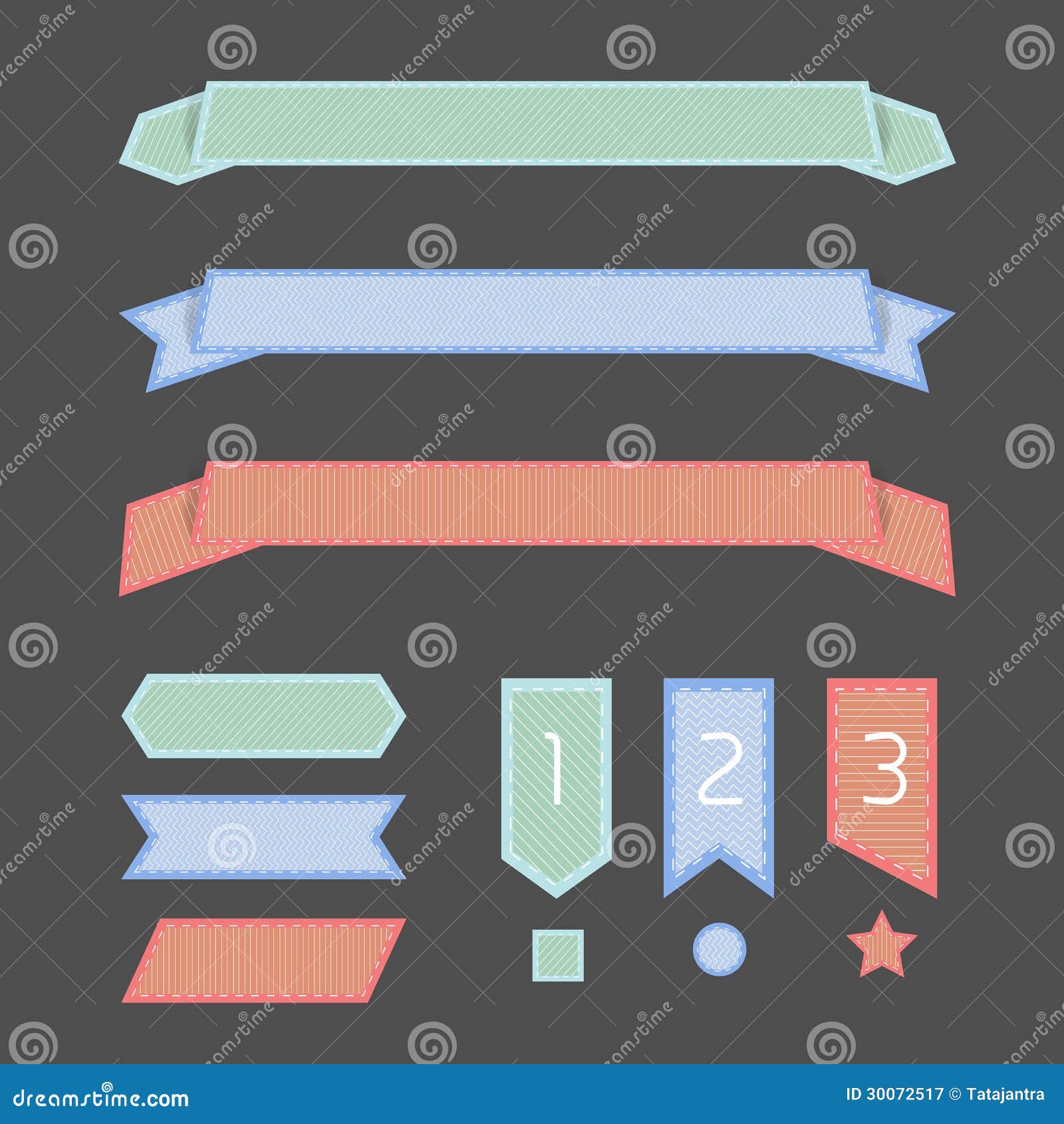 Ribbon banner stock vector. Illustration of border, card - 30072517