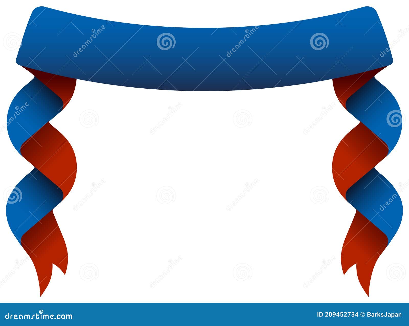 Ribbon Banner Vector Illustration Stock Vector - Illustration of ...