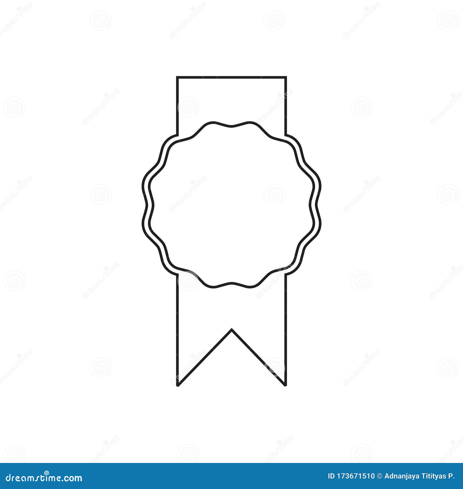 Ribbon Best Symbol Emblem Logo Vector Stock Vector - Illustration of ...