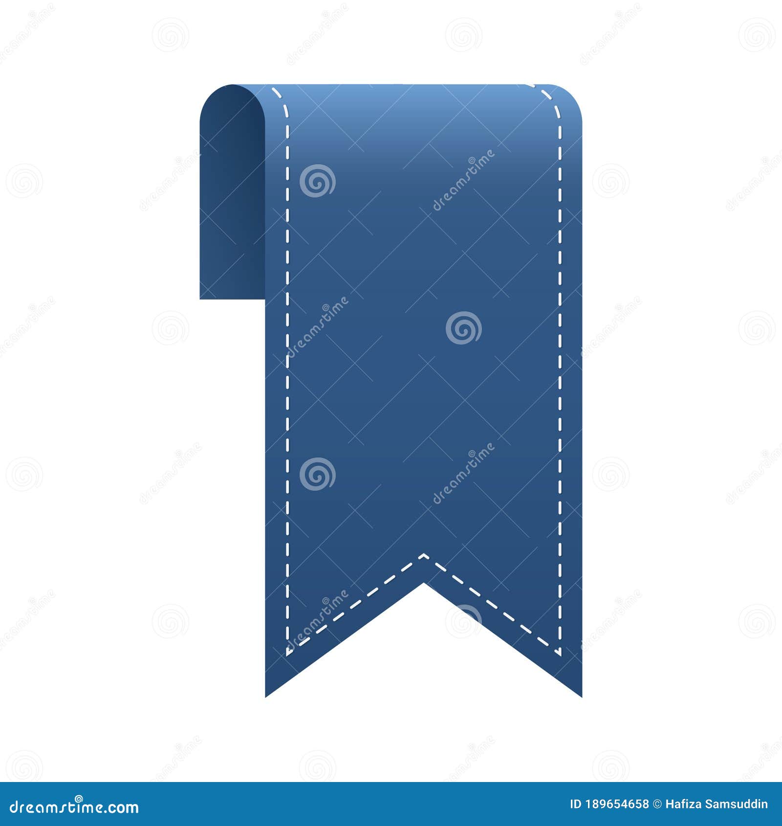 Ribbon Bookmark Design. Vector Illustration Decorative Design Stock ...