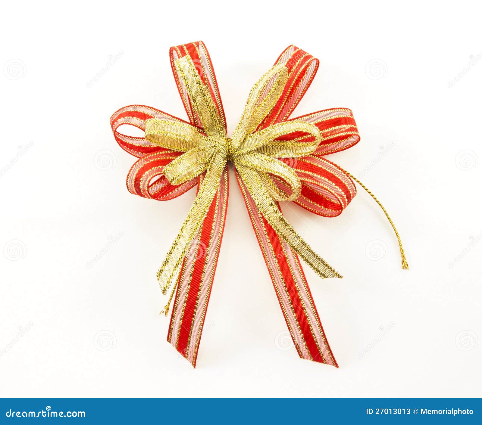 Ribbon bow stock image. Image of gold, festival, element - 27013013