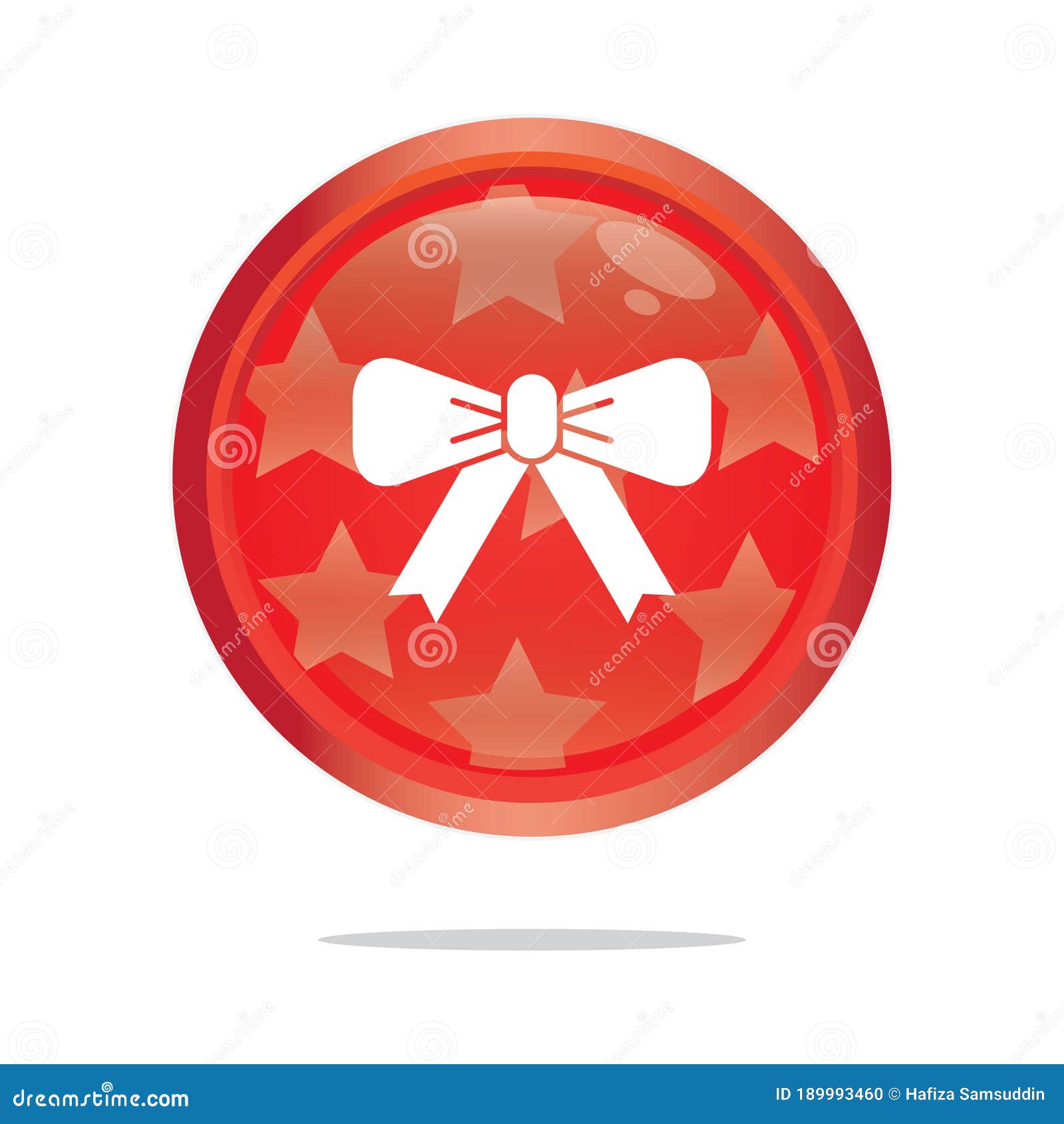 Ribbon Button Vector Illustration | CartoonDealer.com #14833272