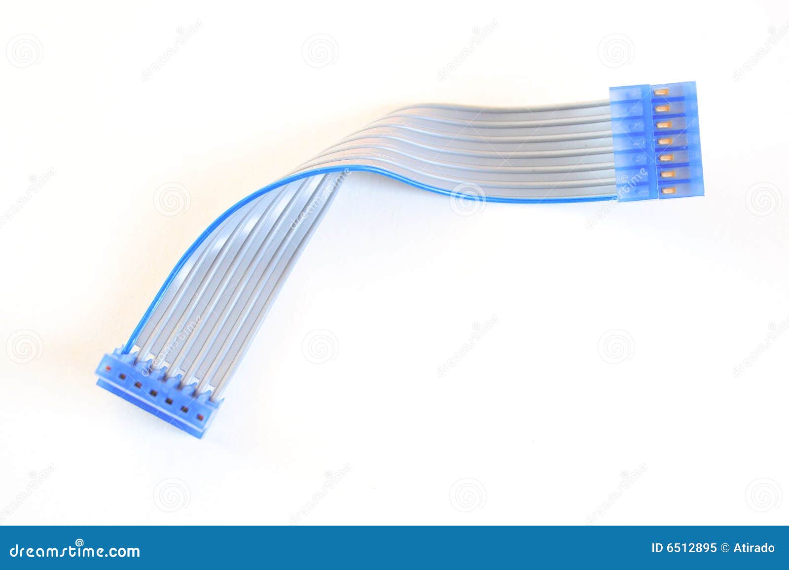 Ribbon cable stock image. Image of electronics, flexible - 6512895