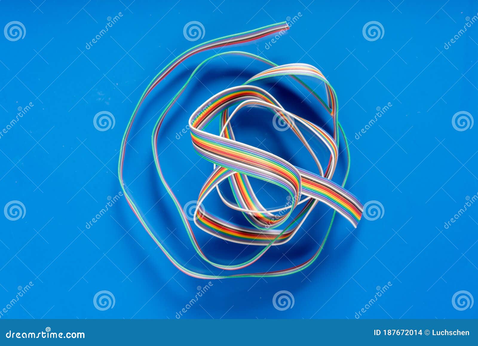 Ribbon Cable for Electronics Device Stock Photo - Image of view ...