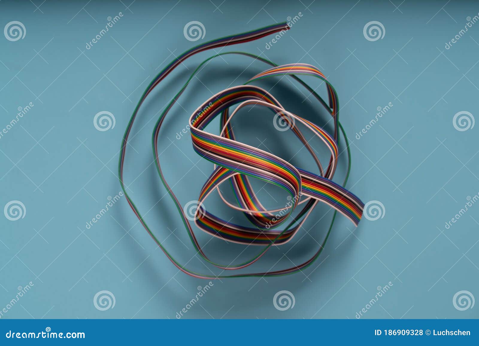 Ribbon Cable for Electronics Device Stock Photo - Image of electric ...
