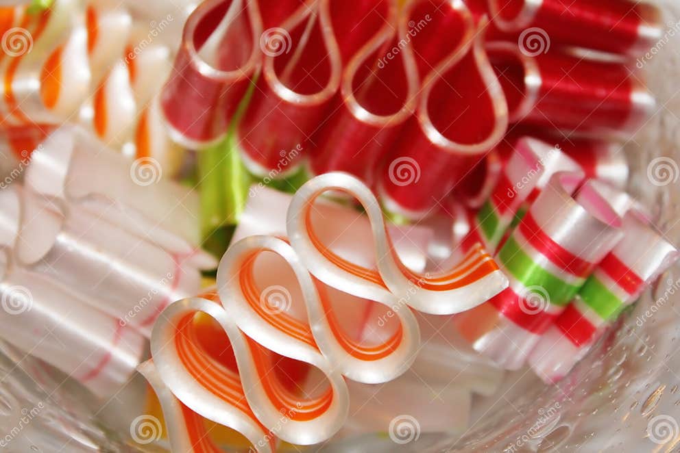 Ribbon candy stock image. Image of colorful, background - 12211059