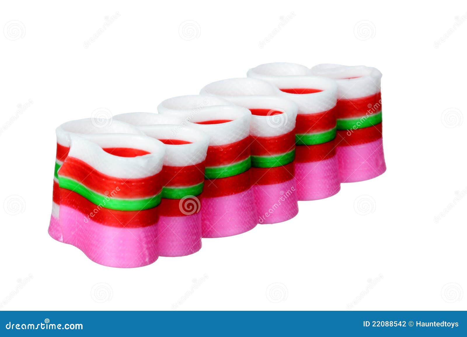 Ribbon candy stock photo. Image of sticky, green, thin - 22088542