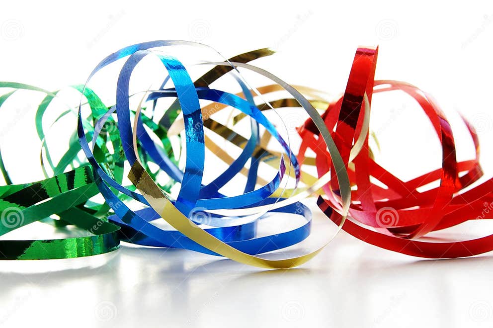 Ribbon curls stock image. Image of round, smooth, decoration - 1649805
