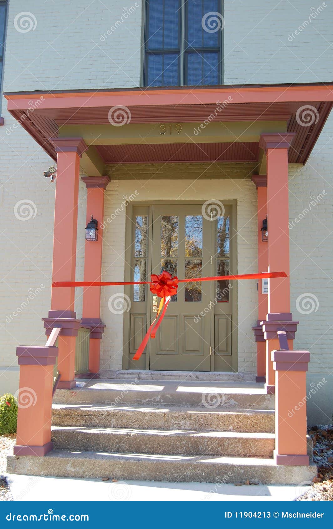 Ribbon Cutting stock image. Image of building, house - 11904213