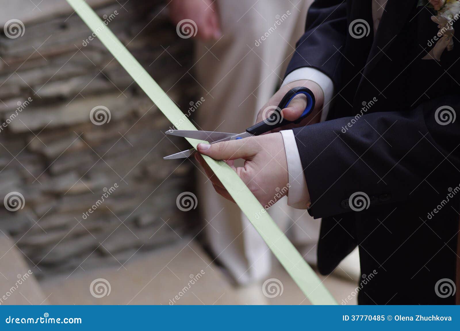 Ribbon cutting ceremony stock image. Image of objectsequipment - 37770485