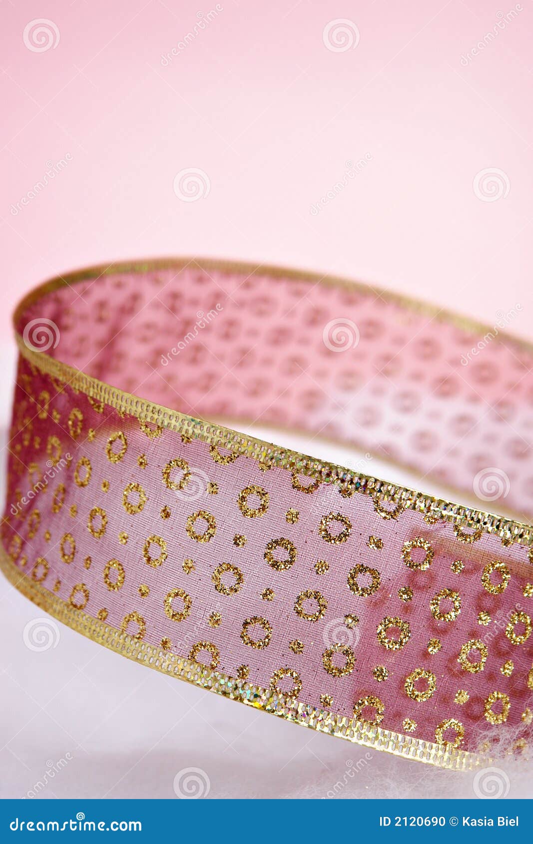 Ribbon decoration stock photo. Image of decor, mesh, golden - 2120690