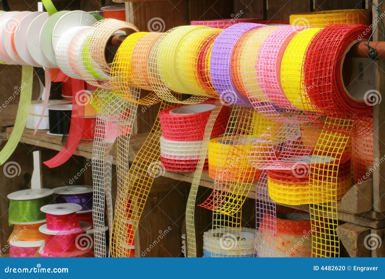 Ribbon Decorative-florist 1 Stock Photo - Image of gardens, life: 4482620