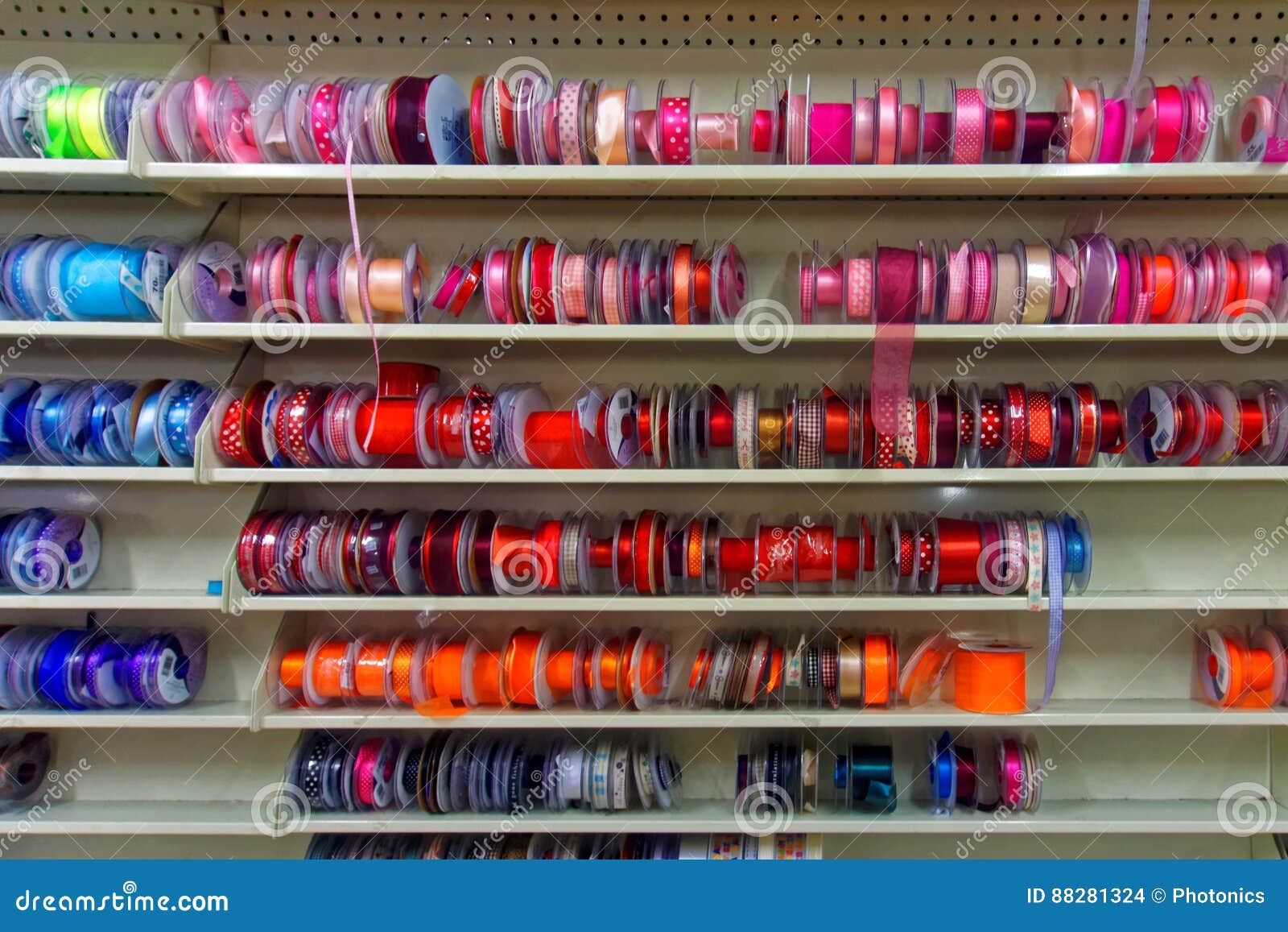 Ribbon Display editorial stock image. Image of twine - 88281324