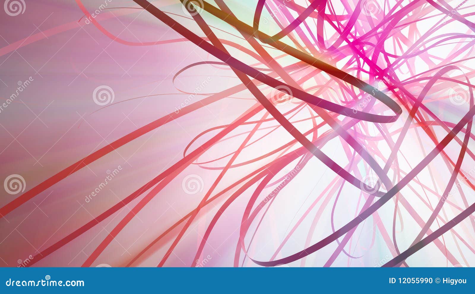 Ribbon Glow Light Spectrum stock illustration. Illustration of glow ...