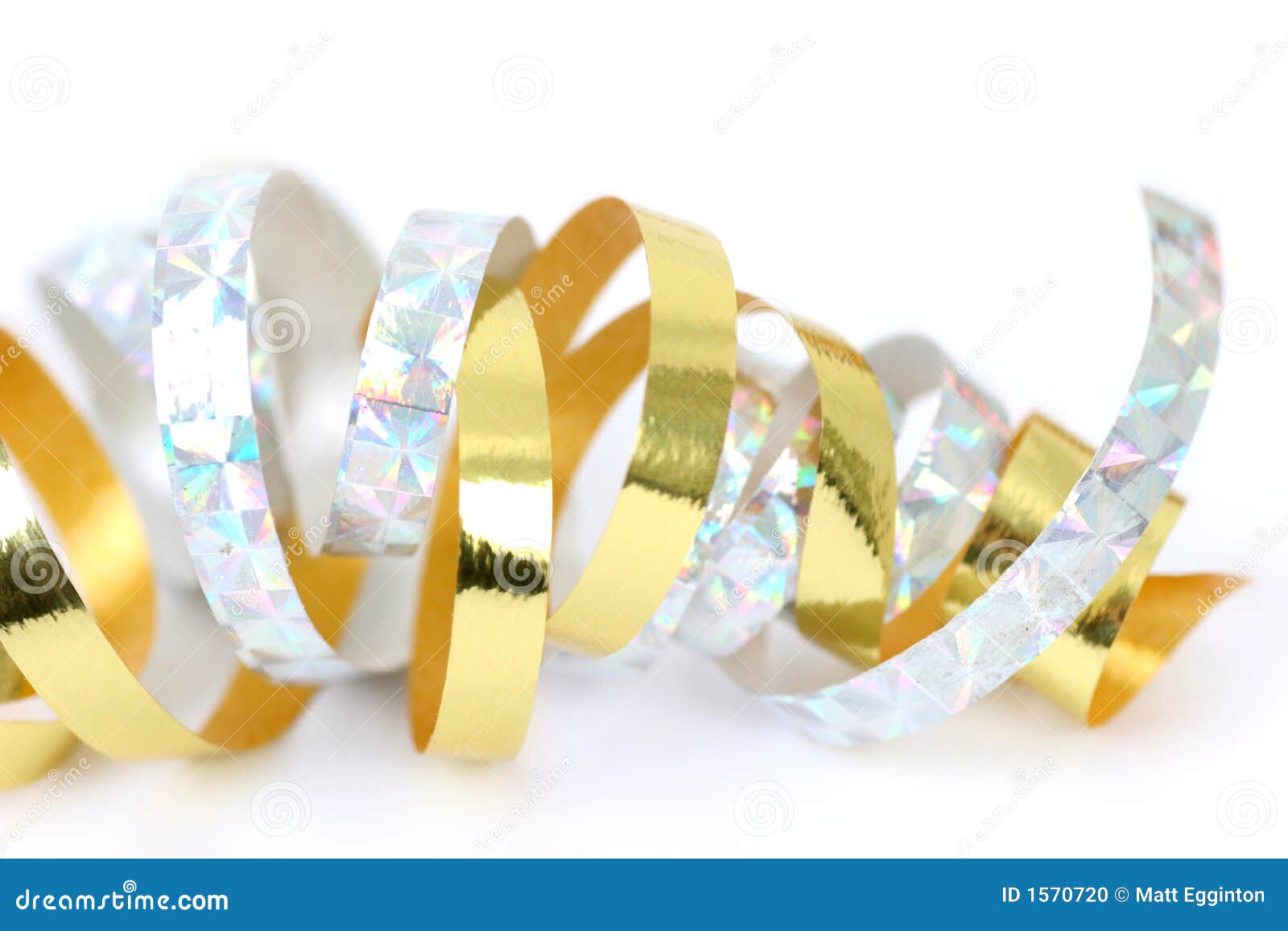 Ribbon Gold and Silver stock photo. Image of ribbons, silver - 1570720