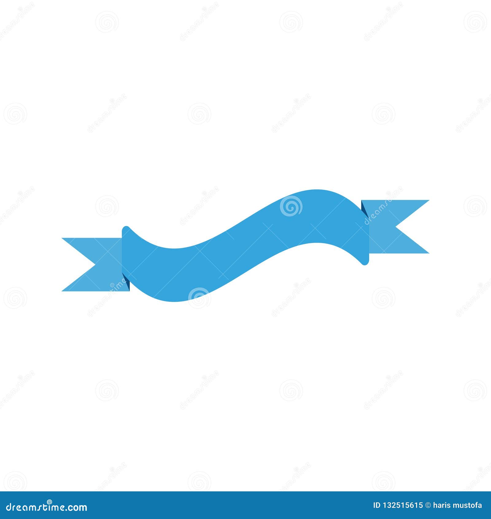 Ribbon Graphic Design Template Vector Illustration Isolated Stock ...