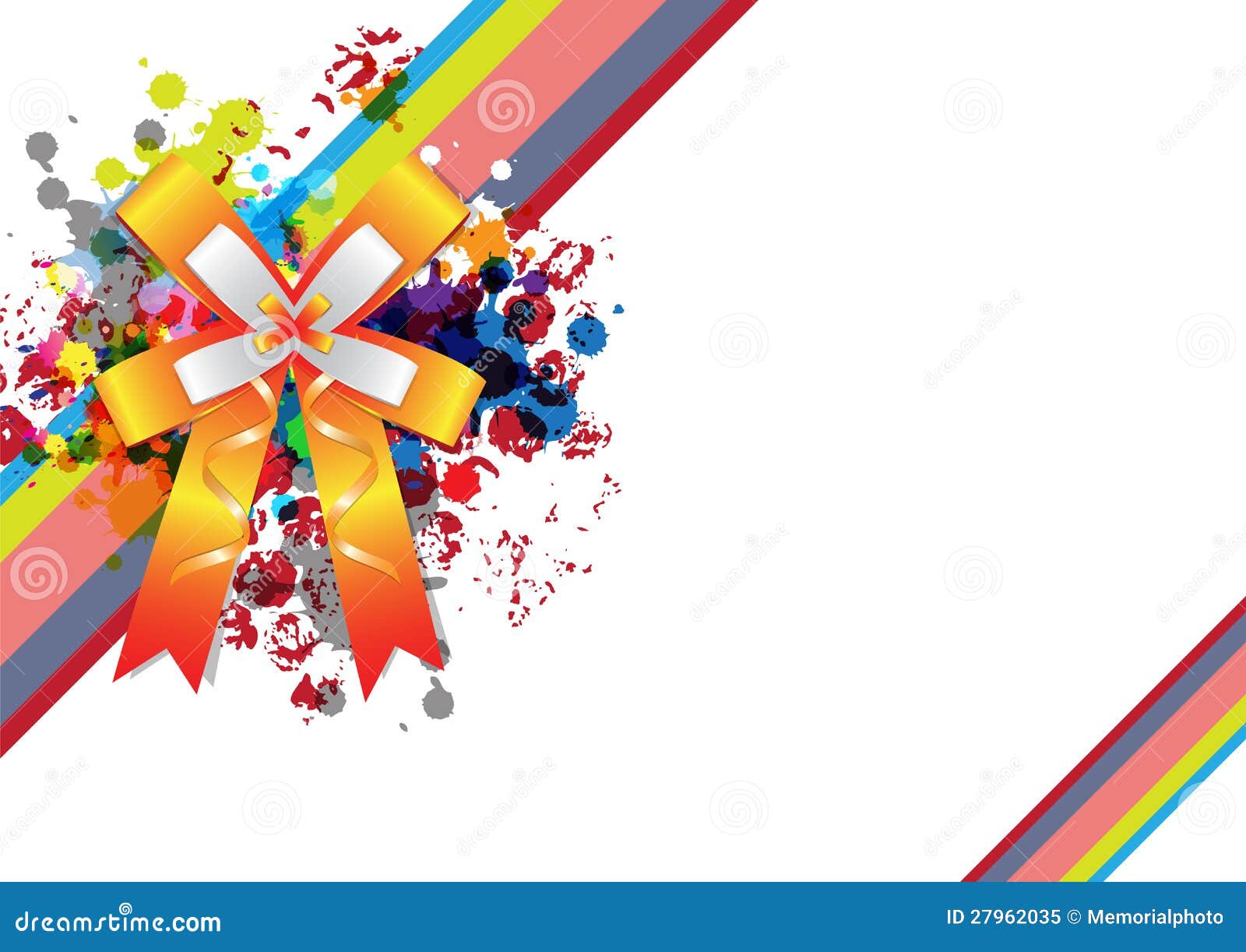 Ribbon with grunge design stock vector. Illustration of happiness ...