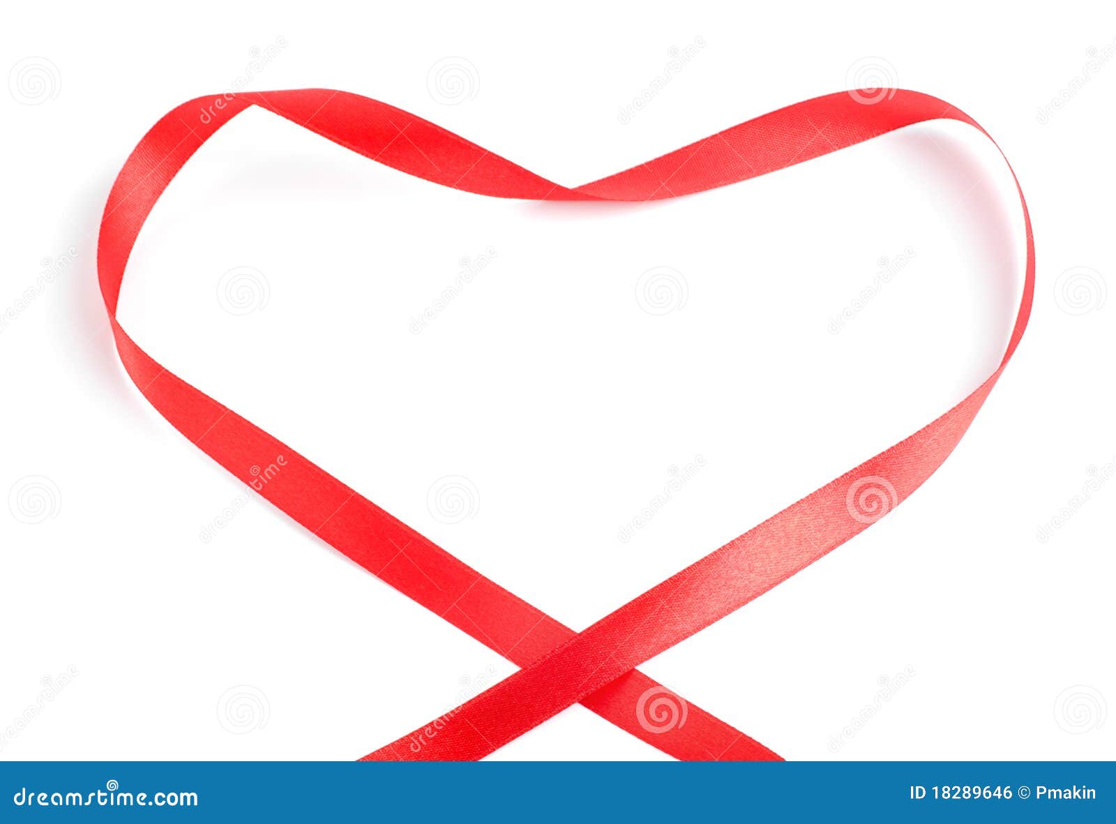 Ribbon heart stock photo. Image of feelings, ribbon, macro - 18289646