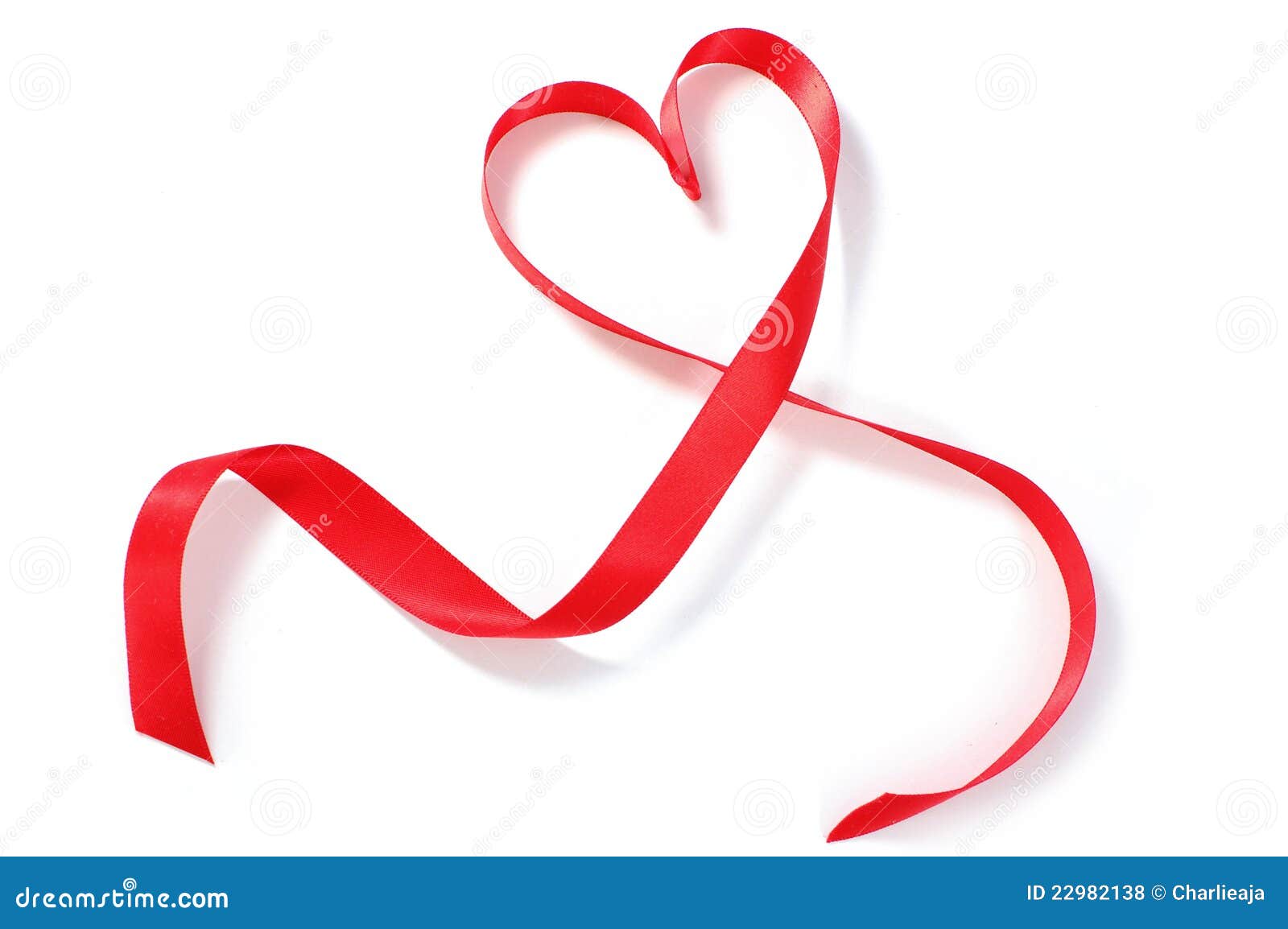 Ribbon heart stock photo. Image of love, conceptual, design - 22982138